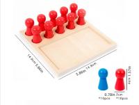 China CLX-15 Ten-Frame Formation Digital Addition Subtraction Cards - CPC CE EN71 Certified Preschool Math Teaching Aids with 2-Piece MOQ for sale