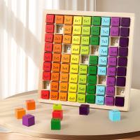 China Montessori 3D Jigsaw Puzzle Number Board with 99 Multiplication Table - CXL-8.5 Math Learning Toy for Kids for sale