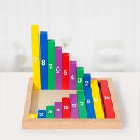 China Montessori Wooden Math Counting Sticks CXL-8 Educational Toys for Preschool Learning with 500pcs Ideal Production Quantity for sale