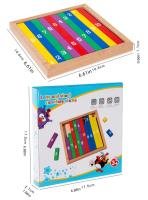 China Montessori Wooden Math Counting Sticks CXL-8 Educational Toys for Preschool Learning with 500pcs Ideal Production Quantity for sale