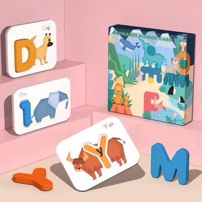 China BM-25 Wooden Alphabet Number Cognitive Education Matching Card 57×57×39 cm 32 kg Carton Educational Toy for sale