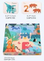 China BM-25 Wooden Alphabet Number Cognitive Education Matching Card 57×57×39 cm 32 kg Carton Educational Toy for sale