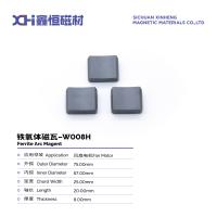 China Super Strong Wet Pressed Permanent Magnet Ferrite Ring For Fan Motor W1008H for sale