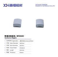 China Wet Compression Molded Ceramic Strontium Ferrite Magnet With High Density And An-Isotropy W010C for sale