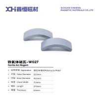 China High Temperature Sintered Segment Permanent Magnet Ferrite Is Used In Motorcycle Motor W027 for sale