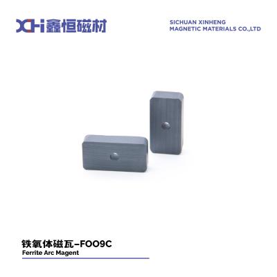 China Composite Ferrite Strontium Powder Sintered Ferrite Magnet R75mm-r75mm×44mm for Industrial Applications for sale