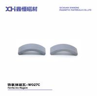China Arc Segment DC Motor Anisotropic Sintered Ferrite Magnet For Motorcycle Motor W027C for sale