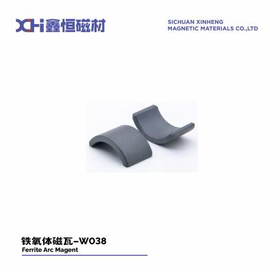 China Circular Segment Type Permanent Ferrite Magnets For Automotive Motors W038 for sale