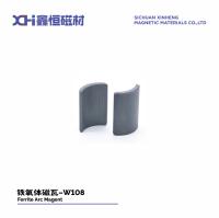 China High Temperature Sintered Ferrite Motor Magnets Used In Automobile Window Motors W108 for sale