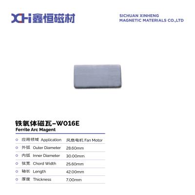 China Different Shapes Of Permanent Ferrite Magnet Can Be Used In Fan Motors W016E for sale