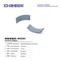 China Circular Sintered Strontium Permanent Magnet Ferrite For Motorcycle Motor W029H for sale