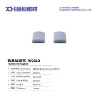 China Sintered Permanent Magnet Ferrite With High Coercivity For Motorcycle Motor W021D for sale