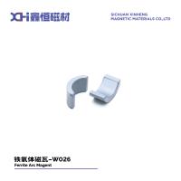 China Super Strong Arc Sintered Permanent Magnet Ferrite Y30 For Motorcycle W026 for sale