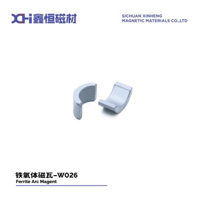 China Super Strong Arc Sintered Permanent Magnet Ferrite Y30 For Motorcycle W026 for sale