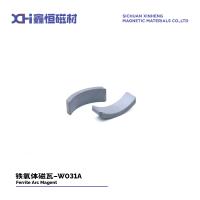 China Super Hard Permanent Magnet Ferrite Tile For Motorcycles Starter Motor W031A for sale