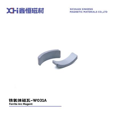 China Super Hard Permanent Magnet Ferrite Tile For Motorcycles Starter Motor W031A for sale