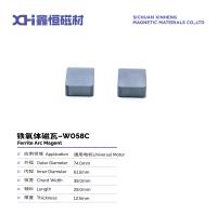 China Permanent Magnet Ferrite Made Of Self Grinding Fine Raw Materials For Universal Motor W058C for sale