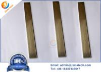 China Rectangular Iridium Sputtering Target 177.8x25.4mm 99.9% Purity for sale