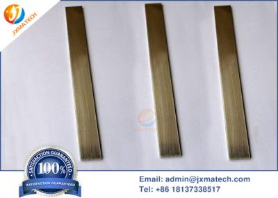 China Rectangular Iridium Sputtering Target 177.8x25.4mm 99.9% Purity for sale