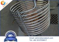 China Cold Rolled Zirconium 702 Coil Tube UNS R60702 for Heat Exchanger 57x3mm for sale