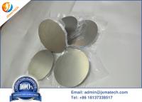 China Zirconium Alloy Disc UNS R60702 R60705 Corrosion Resistant 99.2 Purity 2200°C for sale