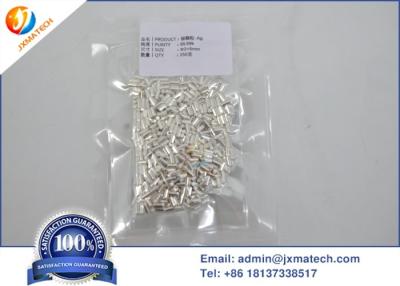 China Ag Silver Granular 99.99% Sputtering Targets 3x3mm / 6x6mm / 3x6mm for sale