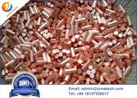 China 6N Electrolytic Copper Granular Evaporation Material 99.9999% Purity 3x3mm for sale