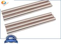 China Polishing WCu10 Tungsten Copper Round Bar 17g/cm3 150mm High Density Rod for sale