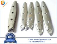 China 90WNiFe Slotted Tungsten Fishing Beads 16.85 g/cc Density for Fly Tying Weight for sale