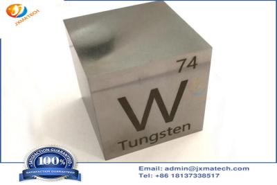 China ASTM 777 90WNiFe Heavy Tungsten Alloy Cube 16.85 g/cc Density Counterweight Block for sale