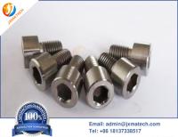 China Heavy Tungsten Alloy Screw 16.85-18.85 g/cc Density Corrosion Resistant Spare Parts for sale
