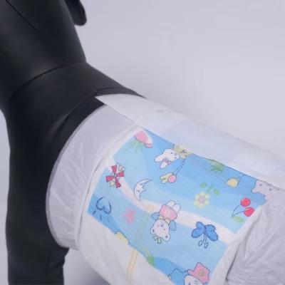 China Secure Fit Disposable Pet Diapers 12pcs/Bag Super Absorbent Leak Proof for Dogs Cats Multiple Sizes for sale