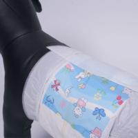 China Disposable Male Dog Diaper with Super High Absorbency - Leakproof Protection in S, M, L, XL Sizes for 6-77 lb Dogs for sale