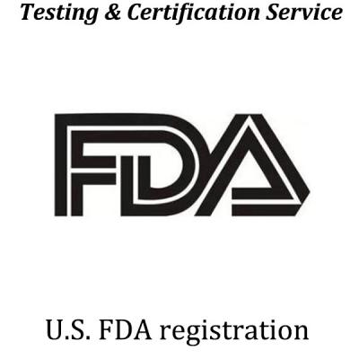 China US FDA certification FDA certification is the general term for FDA testing and FDA registration. for sale