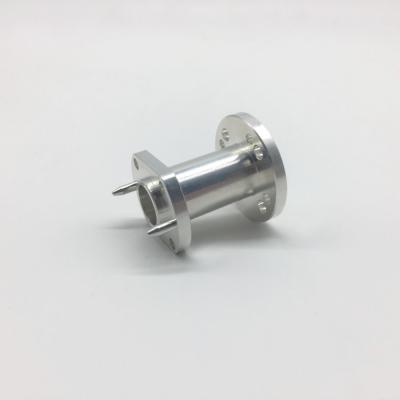 China High Precision Machining CNC Lathe Parts with Customized Size and Metallic Silver Color for sale