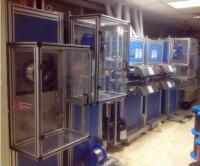 China Optical Fiber Coloring / Rewinding Machine And Ink Jet Printer Equipment for sale