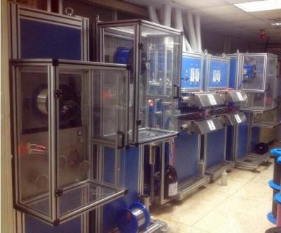 China Optical Fiber Coloring / Rewinding Machine And Ink Jet Printer Equipment for sale