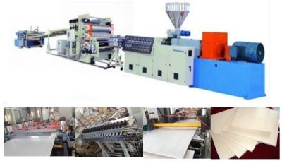 China PVC Foam Board Production Line / Plastic Sheet Extrusion Line for sale
