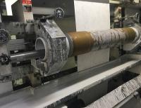 China PVC Vinyl Wallpaper Rotary Screen Gravure Printing Machine Line 1370MM 1060MM for sale