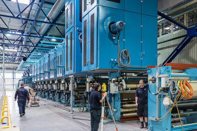 China Second Hand SPGPrints Vinyl PVC Wallpaper Wallcovering Machine Production Line for sale