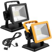 China 15W 30W IP65 Waterproof LED Flood Light with Magnetic Base 5V Emergency Lighting for sale