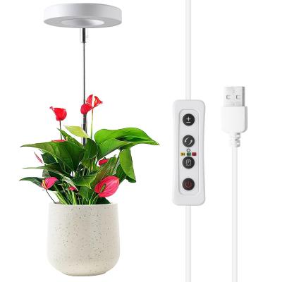 China 5V 10W LED Plant Grow Light 500lm 120° Beam Energy Efficient for Indoor Plants for sale