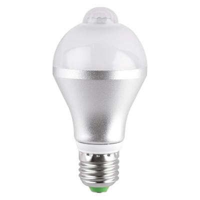 China E27 B22 PIR Sensor Light Bulb AC85V-AC265V With Passive Infrared Sensor for sale