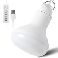 China USB LED Light Bulb 10W 1000LM 120° Beam Angle 5V Warm White White for sale