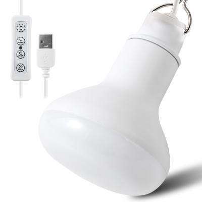 China USB LED Light Bulb 10W 1000LM 120° Beam Angle 5V Warm White White for sale