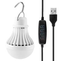 China 1000LM Small LED Camping Light Bulb USB Interface Dimmable Illuminating for sale