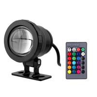 China 12V 5W 10W RGB Underwater LED Boat Lights 6500K 900LM Submersible Marine Lighting for sale