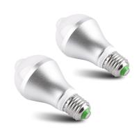 China PIR Sensor Light Bulb Motion Activated 90lm/W E27 B22 Base 5W 7W 9W AC85-265V for sale