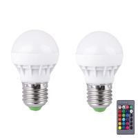 China RGB Dimmable LED Light Bulb 3W AC85-265V 3000K-6500K Color Changing PC Material for sale