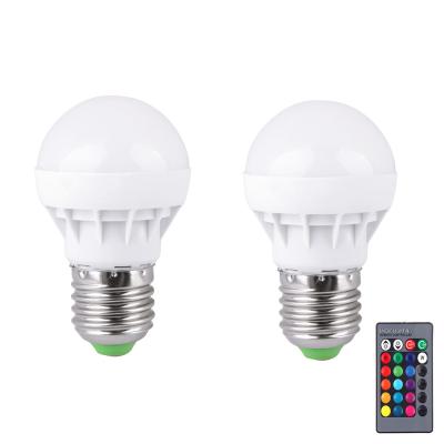 China RGB Dimmable LED Light Bulb 3W AC85-265V 3000K-6500K Color Changing PC Material for sale